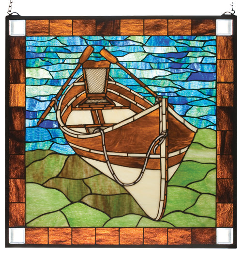 Nautical Stained Glass Window Panels-Give Your Decor An Extra Edge ...