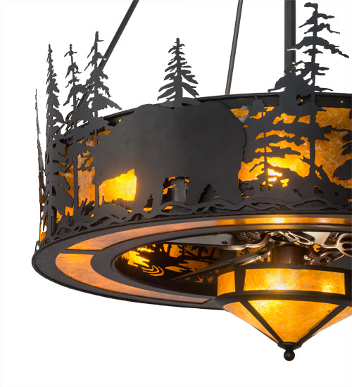 45"W Tall Pines Wildlife Chandel-Air Fan-Ships Free-Keep Your Cool ...