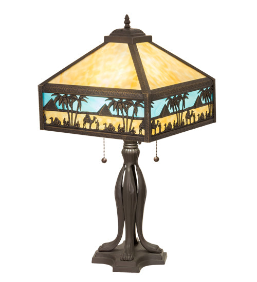 26"H Camel Mission Table Lamp-Show Off Your Style – Smashing Stained ...