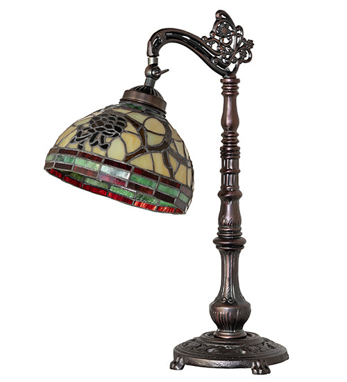 20"H Pinecone Bridge Arm Table Lamp-Perfect Accent For A Rustic Home ...