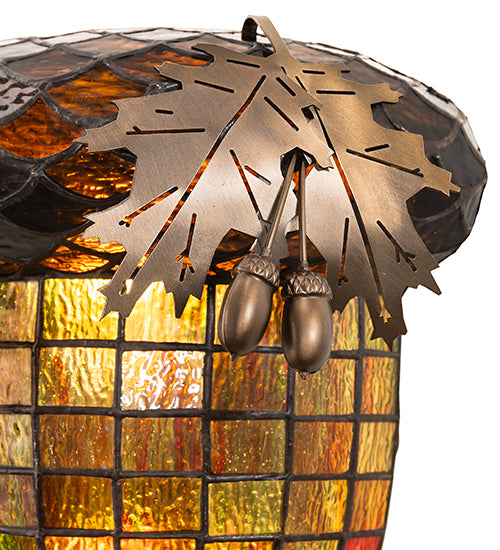 12"W Oak Leaf & Acorn Wall Sconce-Unique & Fabulous Rustic Sconce ...