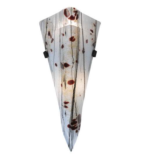 8"W Metro Fusion Ramoscelli Fused Glass Wall Sconce-Perfect Statement ...
