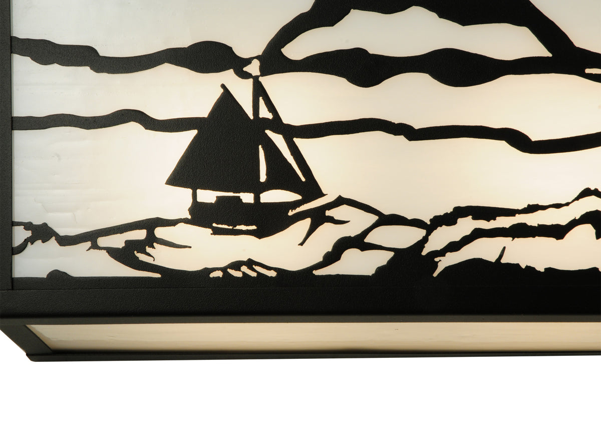 31"W Coastal Lighthouse W/Sailboat Vanity Light-Add to Your Vanity ...