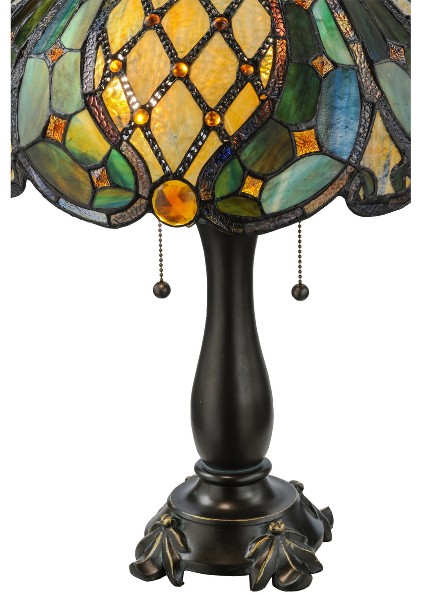 23"H Capolavoro Stained Glass Table Lamp-Add Focal Point To Your Decor ...