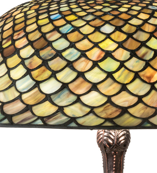 26"H Tiffany Fishscale Table Lamp-Lighting Brings It All Together ...