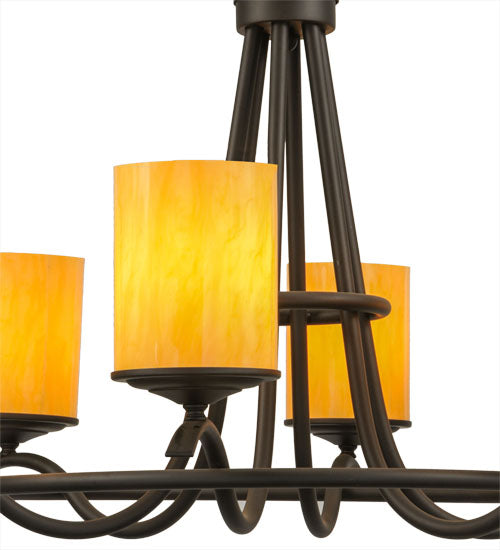 39"W Octavia 6 Lt Lodge Chandelier-Make A Style Statement-Shop & Order ...