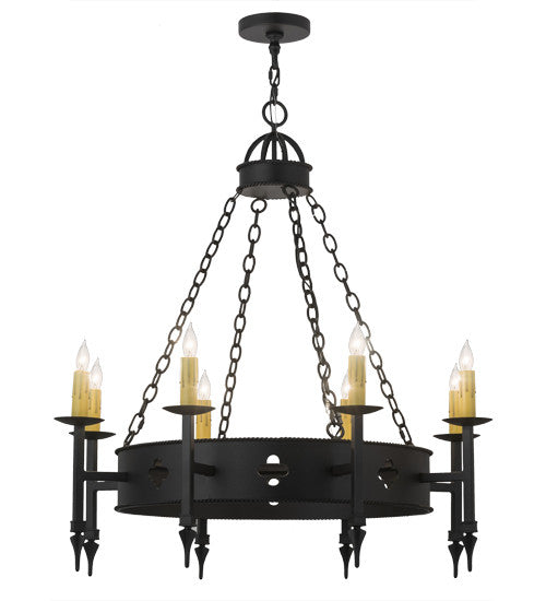 38"W Sabrina 8 Lt Gothic Chandelier-Make A Dramatic Design Statement ...