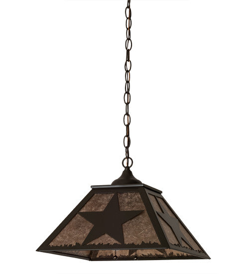 16"Sq Texas Star Southwest Ceiling Pendant-Add To Your Southwest Decor ...