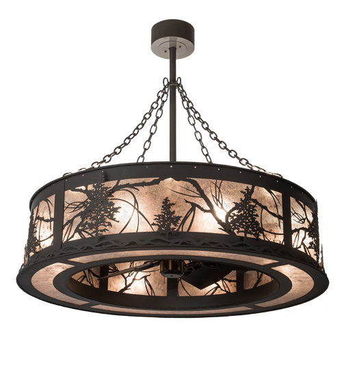 45"W Tamarack Rustic Chandel-Air Ceiling Fan-Custom Options-Ships Free ...