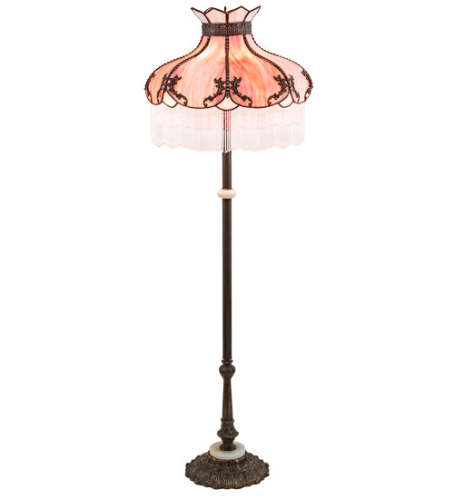 62"H Elizabeth Fringed Floor Lamp-Highlight Your Victorian Home/Retail ...