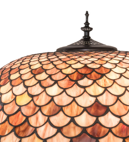 62"H Fishscale Floor Lamp-Give Your Home Decor That Extra Edge ...