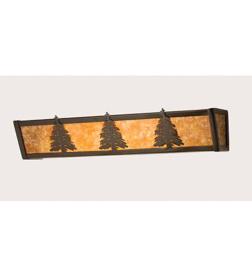 24"W Pine Tree Vanity Light-Light Up Your Rustic Vanity-Shop & Order ...
