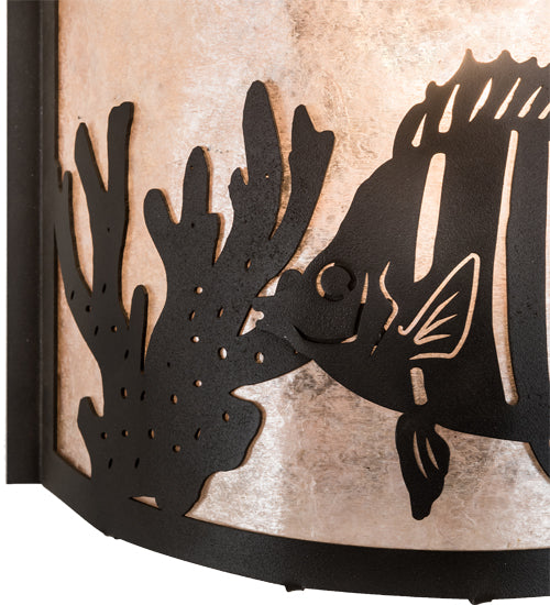 12"W Tropical Fish Wall Sconce-Perfect Accent For Your Coastal Home ...