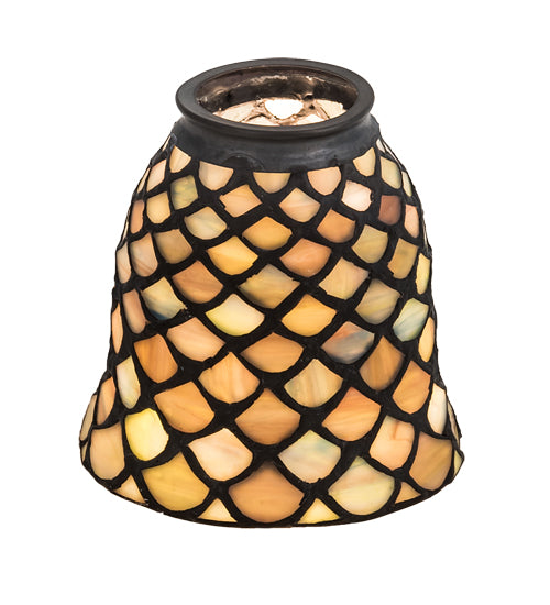 4"W Tiffany Fishscale Fan Shade-Light Up Your Fan W/Style-Shop & Order ...
