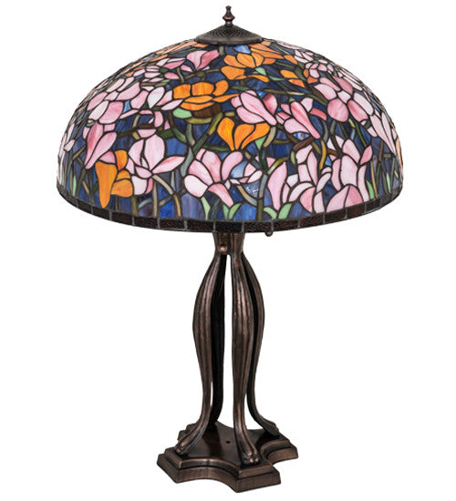 30"H Tiffany Magnolia Table Lamp-Ships Free-Complement Your Home ...