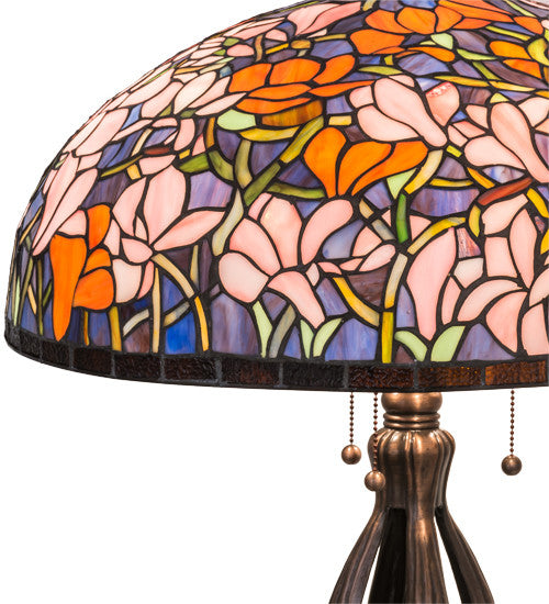 30"H Tiffany Magnolia Table Lamp-Ships Free-Complement Your Home ...
