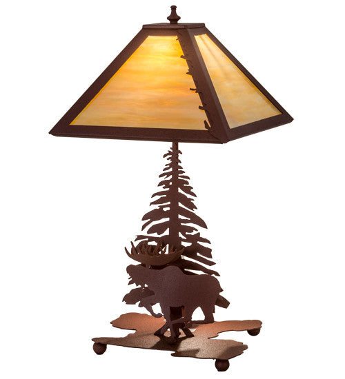 21"H Moose On The Loose Wildlife Table Lamp-Bring Nature Into Your Home ...