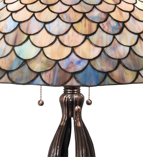 30"H Tiffany Fishscale Table Lamp-Give Your Decor That Extra Edge ...