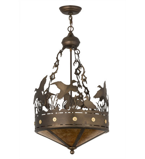 16"W Ducks in Flight Inverted Pendant-Ships Free-Perfect Lodge Home ...