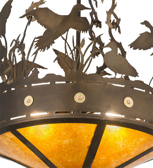16"W Ducks in Flight Inverted Pendant-Ships Free-Perfect Lodge Home ...