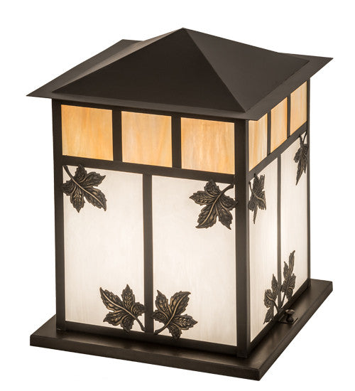12"Sq Seneca Maple Leaf Pier Mount-Make A Charming Landscape Statement ...