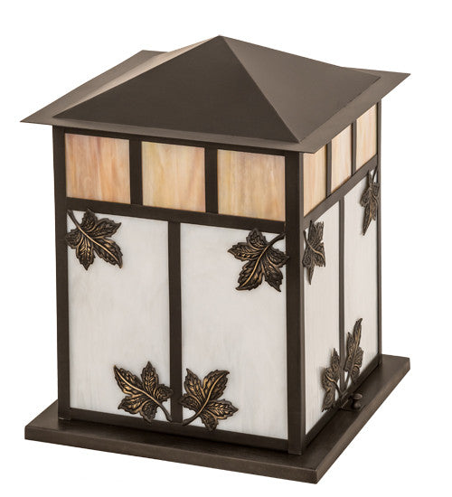 12"Sq Seneca Maple Leaf Pier Mount-Make A Charming Landscape Statement ...
