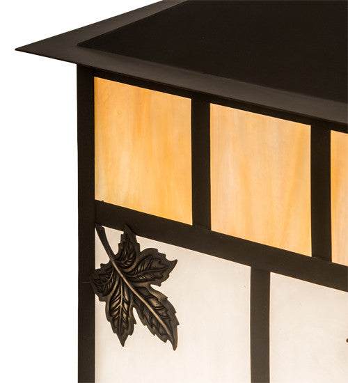 12"Sq Seneca Maple Leaf Pier Mount-Make A Charming Landscape Statement ...