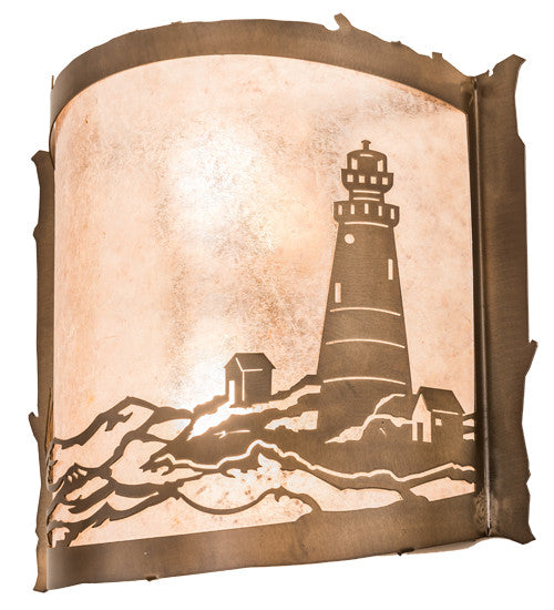 15"W Lighthouse Wall Sconce-Custom Options-Add to Your Nautical Decor ...